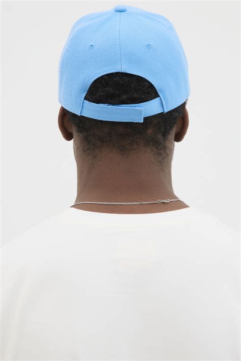 Cyan Cap With Embroidery Aristoteli Bitsiani