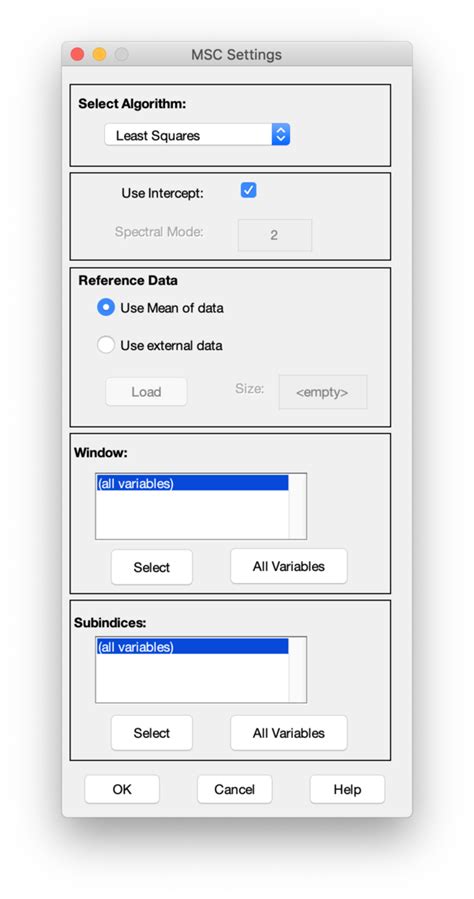 Msc Settings Gui Eigenvector Research Documentation Wiki