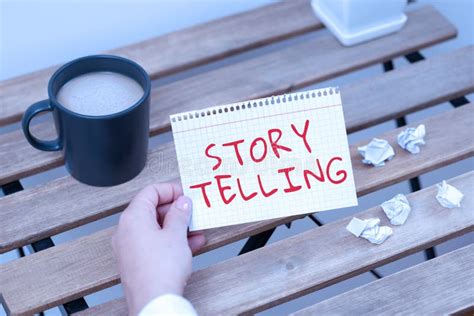 Conceptual Caption Story Telling Internet Concept Narrative Style Of