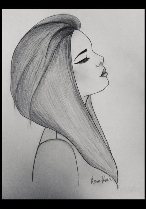 Easy Drawings Of People Cool Drawing Ideas For Girls Tumblr Drawings