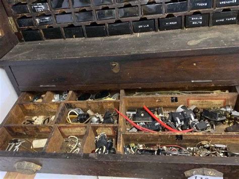 Vintage Sorting Cabinet Curran Miller Auction And Realty Inc