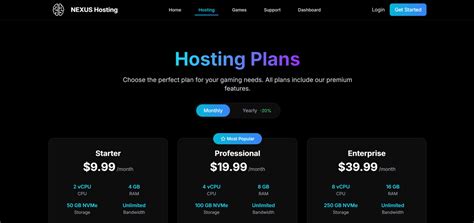 Nexus Hosting Template Builtbybit