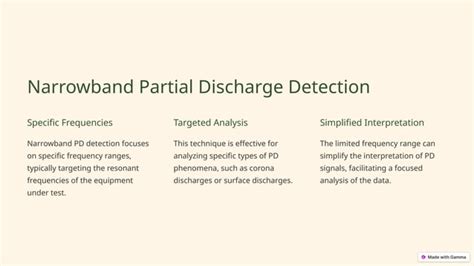 Partial Discharge Detection Partial Discharge Detection Partial Discharge Detection Ppt
