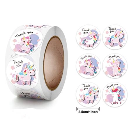 Superb สติกเกอร์ฉลาก Thank You ทรงกลม สําหรับติดตกแต่งเครื่องเขียน 500