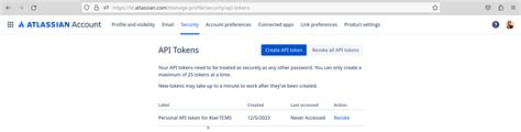 Kiwi Tcms Feature Showcase Personal Api Tokens