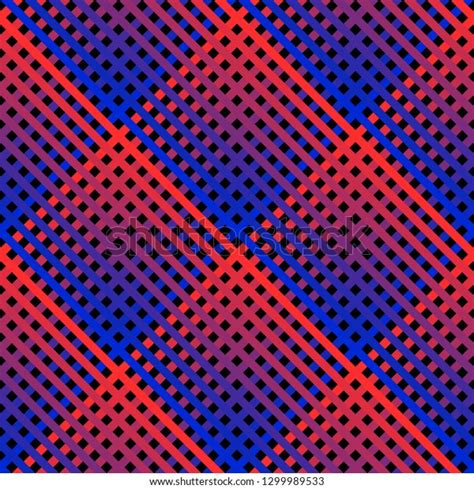 Vector Seamless Pattern Diagonal Cross Lines Stock Vector Royalty Free