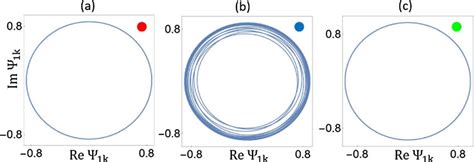 Time Evolution Of Ψ1k For I{ Partial Download Scientific Diagram