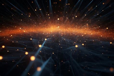 Premium Photo Captivating Abstract Particle Design A 3d Rendered