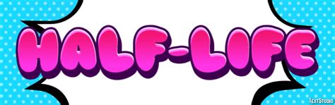 Half Life Text Effect And Logo Design Videogame