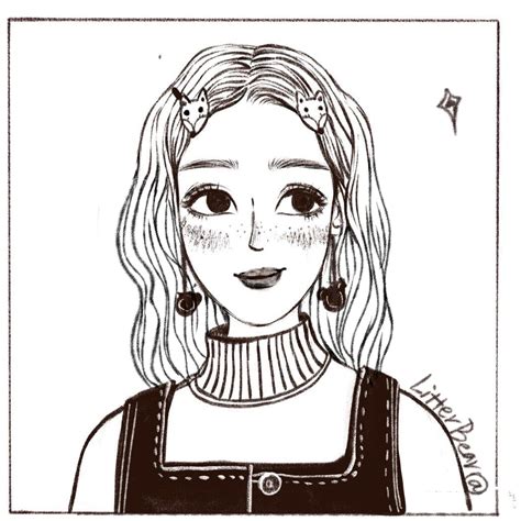 线条头像 极简头像 线条勾头像 文秘苑图库