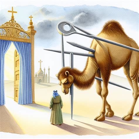 Matthew 19 24 Artwork Bible Art