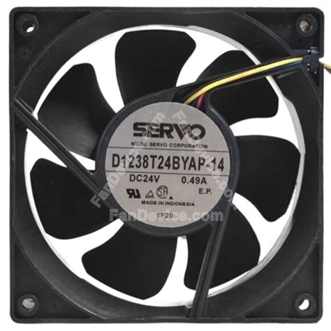Servo D1238t24byap 14 Dc 24v 049a 4 Wires Pwm Axial Cooling Fan Servo D1238t24byap 14 Dc 24v 049a 4 Wires Pwm Axial Cooling Fan
