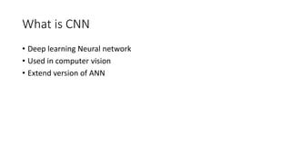 CNN Basics PDF Artificial Intelligence Technology Computing