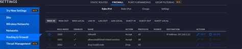 routing throughput setup mrestore