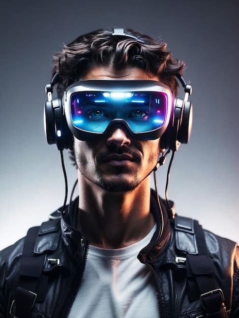Premium Photo Illustrations Of Humans Using Virtual Reality Feel Of