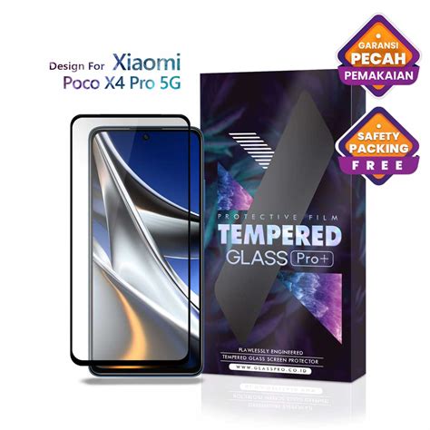 Jual Tempered Glass Xiaomi Poco X Pro G Full Cover Black