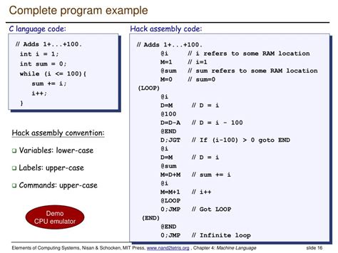 Ppt Machine Assembly Language Powerpoint Presentation Free