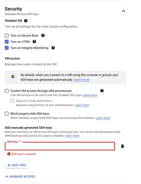 Set Up Gcp Vm For Site Collector Installation Exabeam Documentation Portal