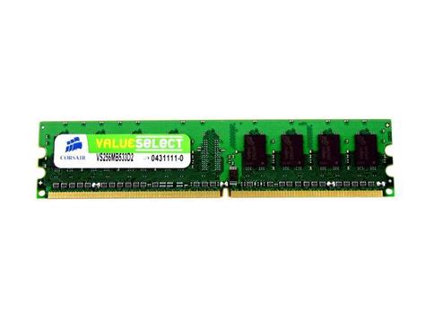 CORSAIR ValueSelect MB DDR PC Desktop Memory Model VS MB D Newegg Com