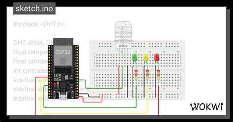 Dht Wokwi Esp32 Stm32 Arduino Simulator