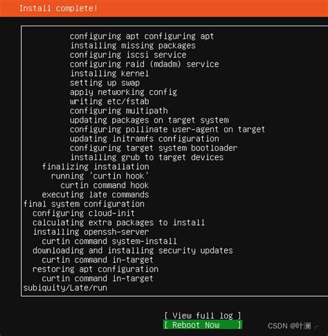 ubuntu server 22 04 2 lts 安装详细过程 ubuntu 22 04 2 lts csdn博客