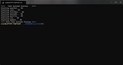 systemd with wsl2 but not really senpai club