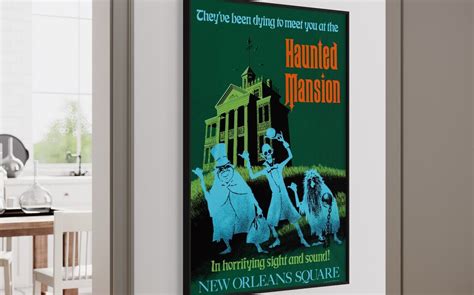 Disneyland The Haunted Mansion 1969 Park Attraction Poster 36
