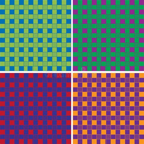 colorful checker board pattern retro vintage style check plaid