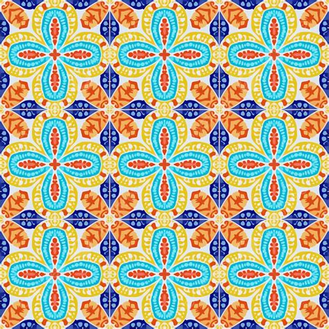 Ancient Mosaic Ceramic Tile Pattern Background Roman Decoration Vintage Background Image For