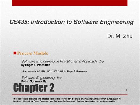 Chapter 2 CS435: Introduction to Software Engineering Dr. M. Zhu - ppt ...