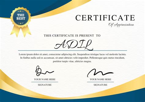 Create Professional Certificates For Anything By Horizontechclub Fiverr