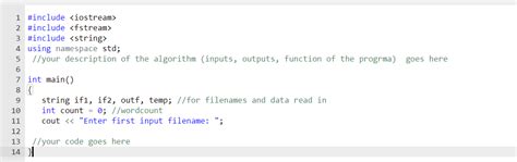 solved this needs to be in c please use the same include