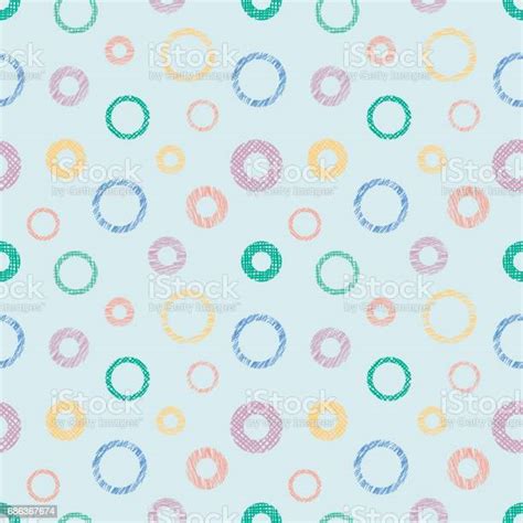 손 원형 파스텔 끝 없는 배경을 원활한 벡터 기하학 패턴 질감된 기하학적 그림 그려 그래픽 일러스트 레이 션 배치 배경 커버