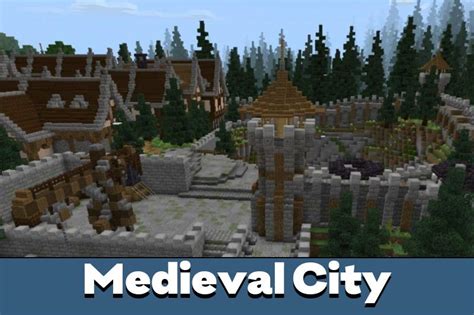 Minecraft Medieval City Map