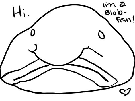 Free Printable Blobfish