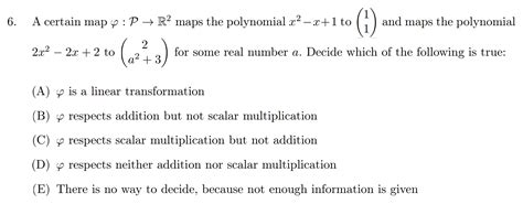 solved a certain mapφ p→r2 maps the polynomial x2−x 1 to