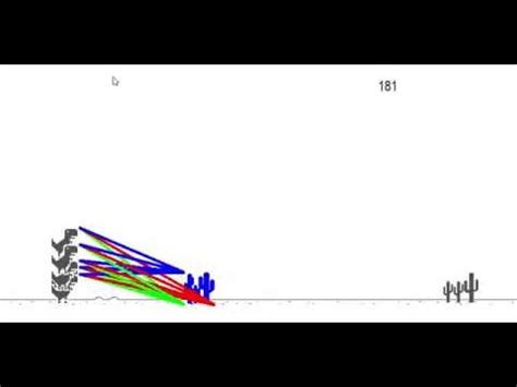 AI Plays Chrome Dino Game Pygame NEAT Python YouTube