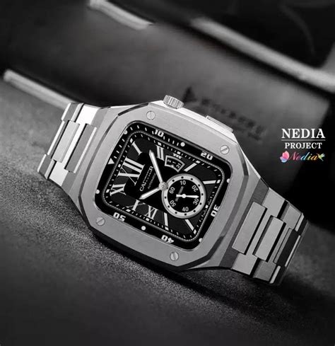 애플워치 44 45mm 메탈 풀커버 시계줄 스트랩 밴드 헬로마켓