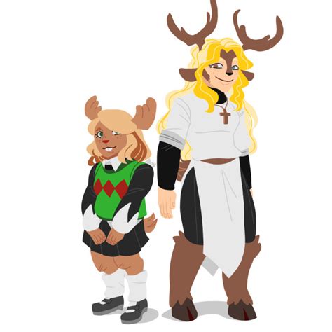 [ Deltarune And Scp ] Two Cutie Deer Girl Akiratronixe006 On Tumblr