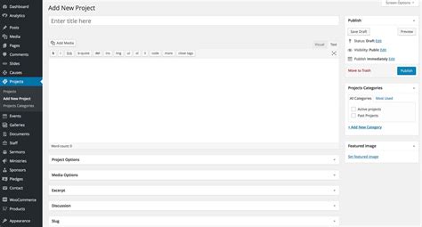 add new project wplook documentation