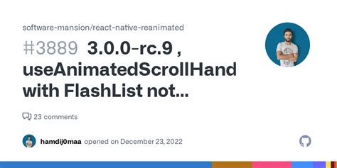 300 Rc9 Useanimatedscrollhandler With Flashlist Not Working