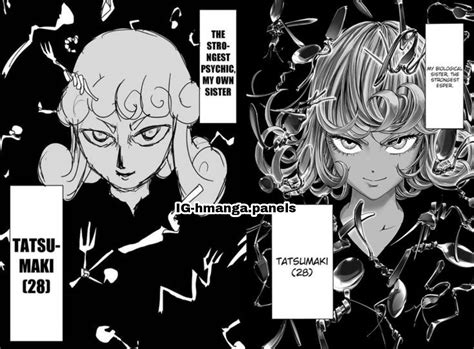 Tatsumaki Webcomic Vs Manga Comparisons Tatsumaki One Punch Man