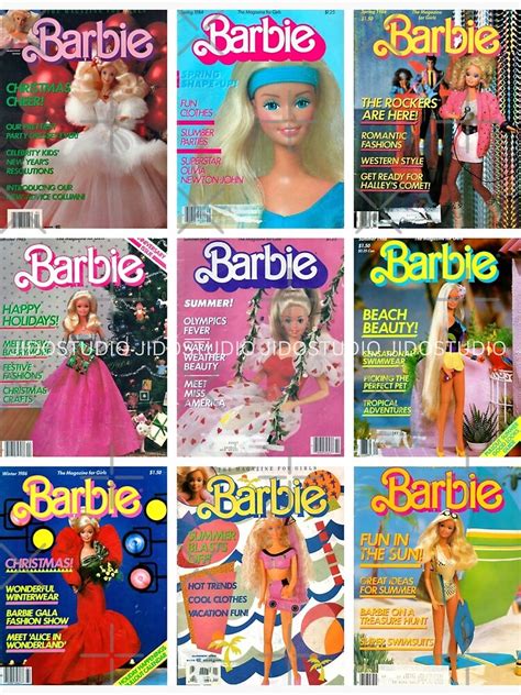 Barbie And Friends Book Club 1990s Vintage Barbie Magazine Covers