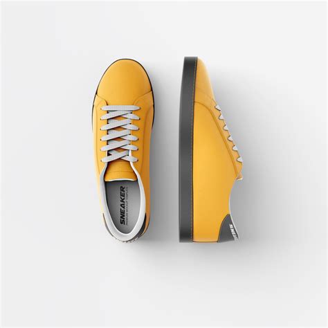 Two Sneakers Top View Mockup 46372298 Psd
