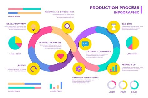Free Vector Infinity Loop Infographic Template