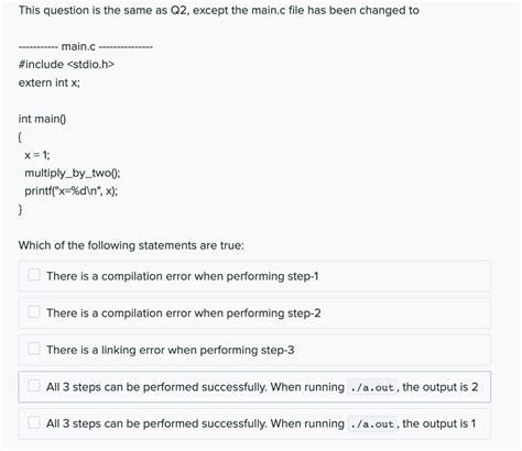 Solved There Are Two Source Files Fooc Int X 0 Void