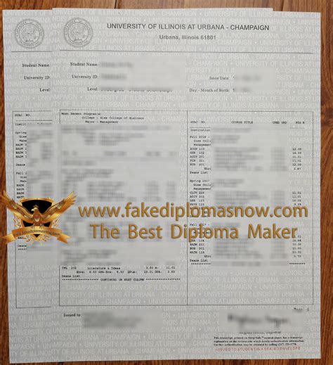 Purchase A Uiuc Diploma And Transcript In Us