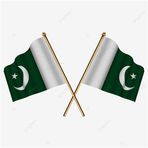 펄럭이는 파키스탄 국기 벡터 파키스탄의 독립 기념일 파키스탄의 국기 파키스탄 국기 Png 일러스트 및 벡터 에 대한 무료