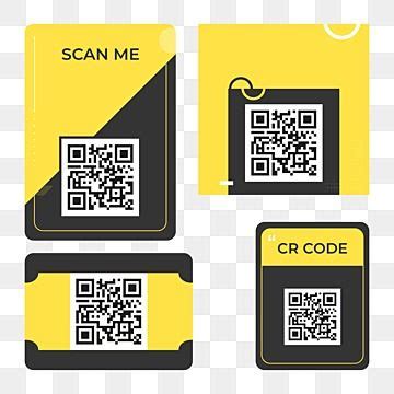 Qr Code Design Vector Art Png Qr Code Label Design Qr Code Scan Me Banner Png Image For Free