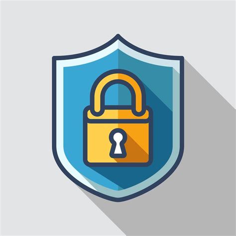 Shield Padlock Icon 45880339 Vector Art At Vecteezy
